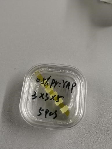 Pr:YAP Crystal Case (1) - 3*3*5mm - Crylink