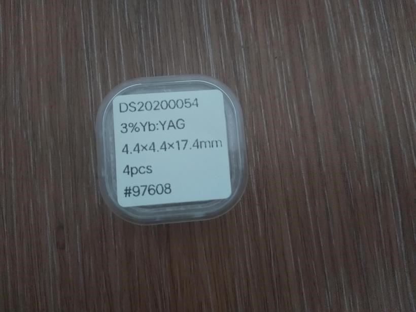 Yb:YAG Crystal Case (4) – 4.4*4.4*17.4mm - Crylink